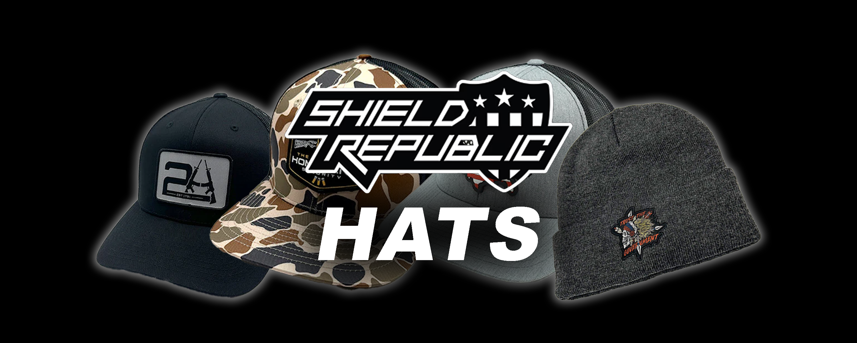 Shield republic hats